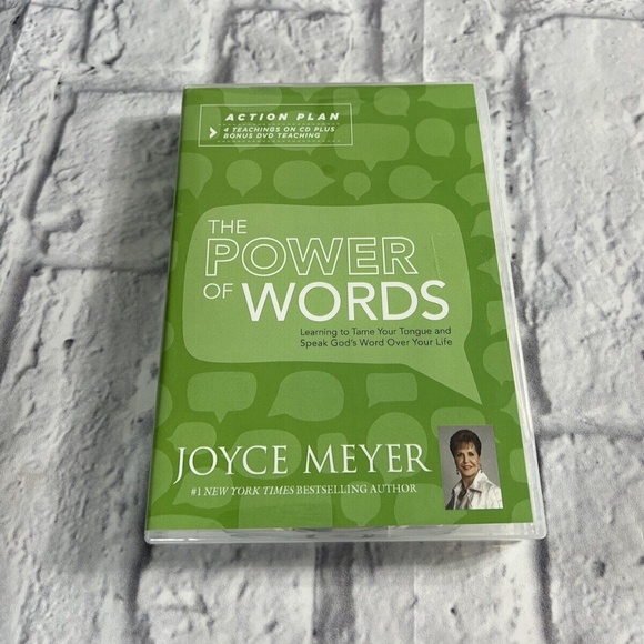 Media | The Power Of Words Joyce Meyer 4 Cds 1 Dvd Study Guide Scripture Cards | Poshmark